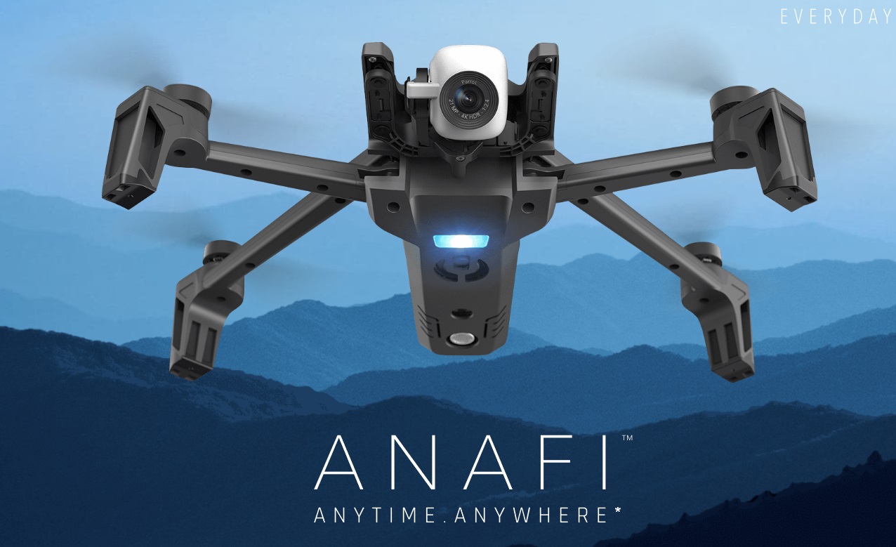 Parrot Anafi, un drone che farà male a DJI?